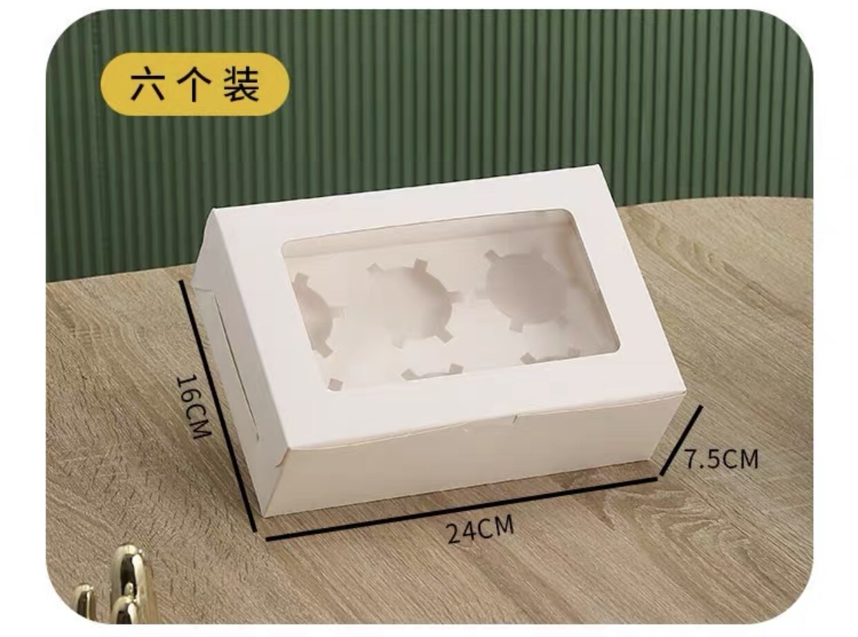 Forno Forma 2/4/6 Holes Cavity Plain Colour Cupcake Cake Muffin Egg ...