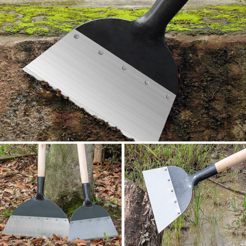 【คลังสินค้าพร้อม】หัวพลั่วเหล็กหัวพลั่วเปลี่ยน Spade Shovel Head Push ...