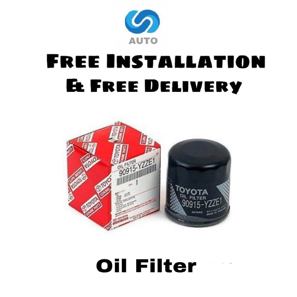 Toyota Oil Filter 90915-YZZE1 Altis Vios Wish ZZE121 ZZE122 ZZE141 ...
