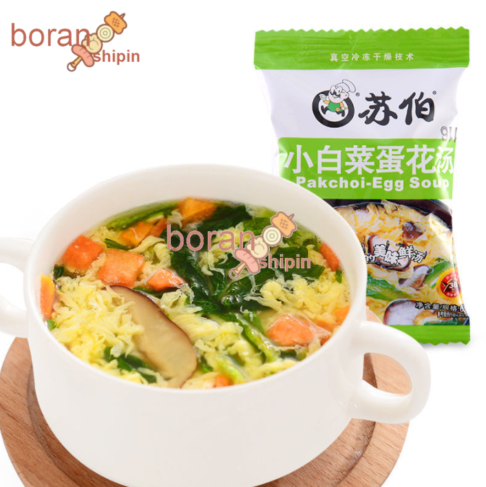 Subo Egg Flower Soup 6g Seaweed Freeze-dried Tomato Fresh Vegetable ...