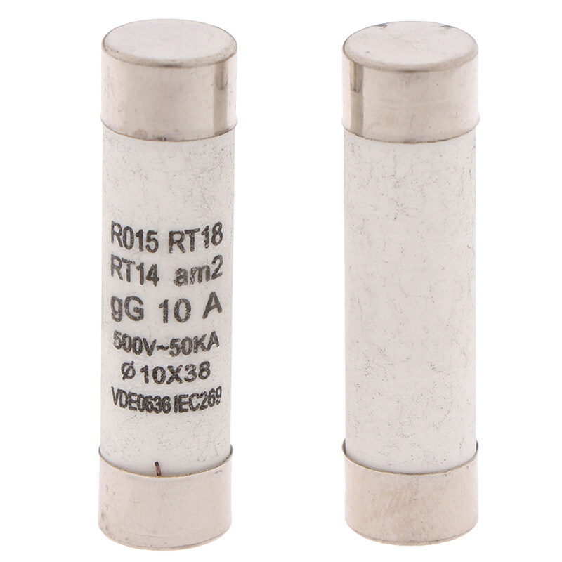 10Pcs Fast blow Ceramic Fuse 10x38mm Fuse R015 10A 500V - fuyuantang ...