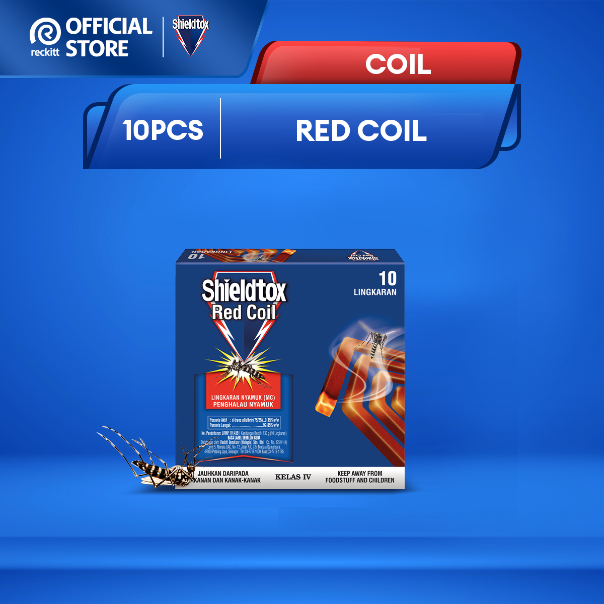 Shieldtox Hexagon Mosquito Red Coil 10s | Lazada