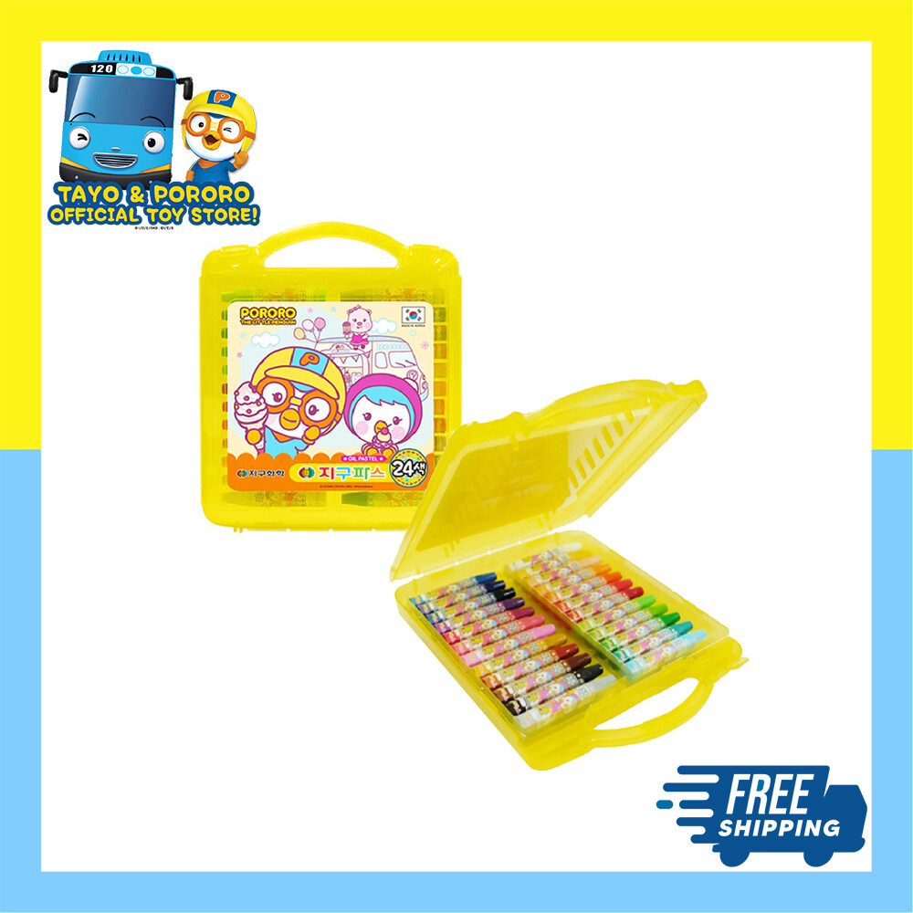 Pororo 24pcs Kids Crayon Set Colour Pencil for Children from Iconix ...