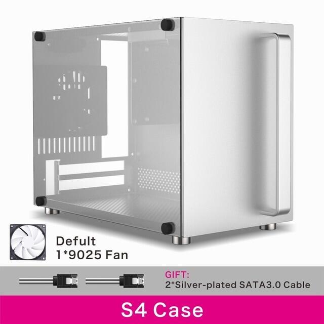 METALFISH S4 PC Gaming Case ITX MINI Small Case All Aluminum Suitcase ...