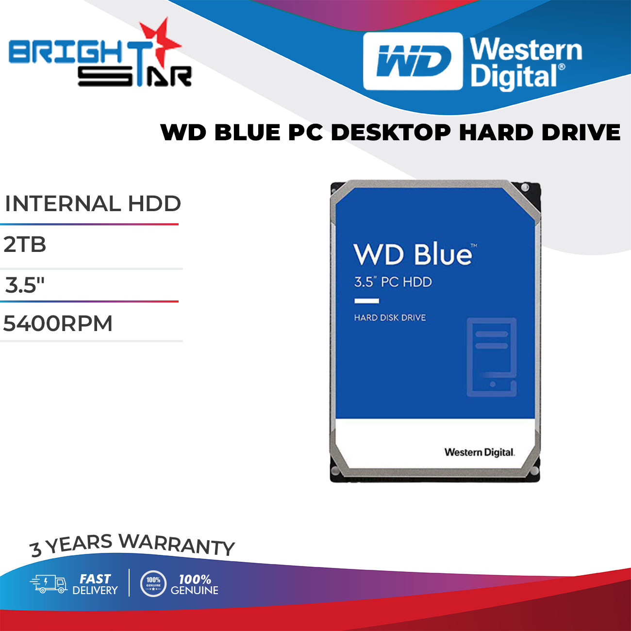 WD Blue PC Desktop Hard Drive | Lazada