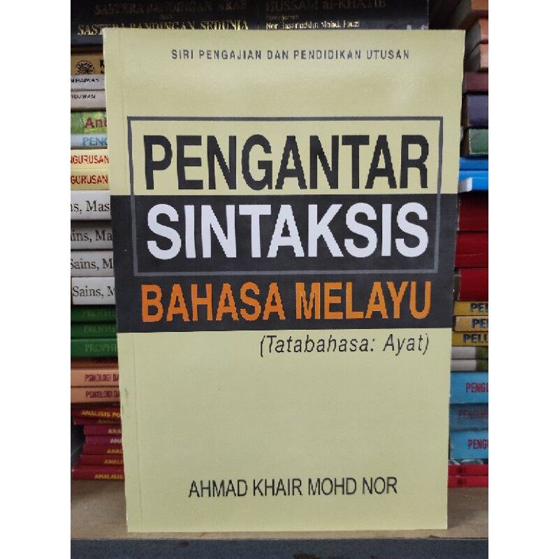 PENGANTAR SINTAKSIS BAHASA MELAYU | Lazada