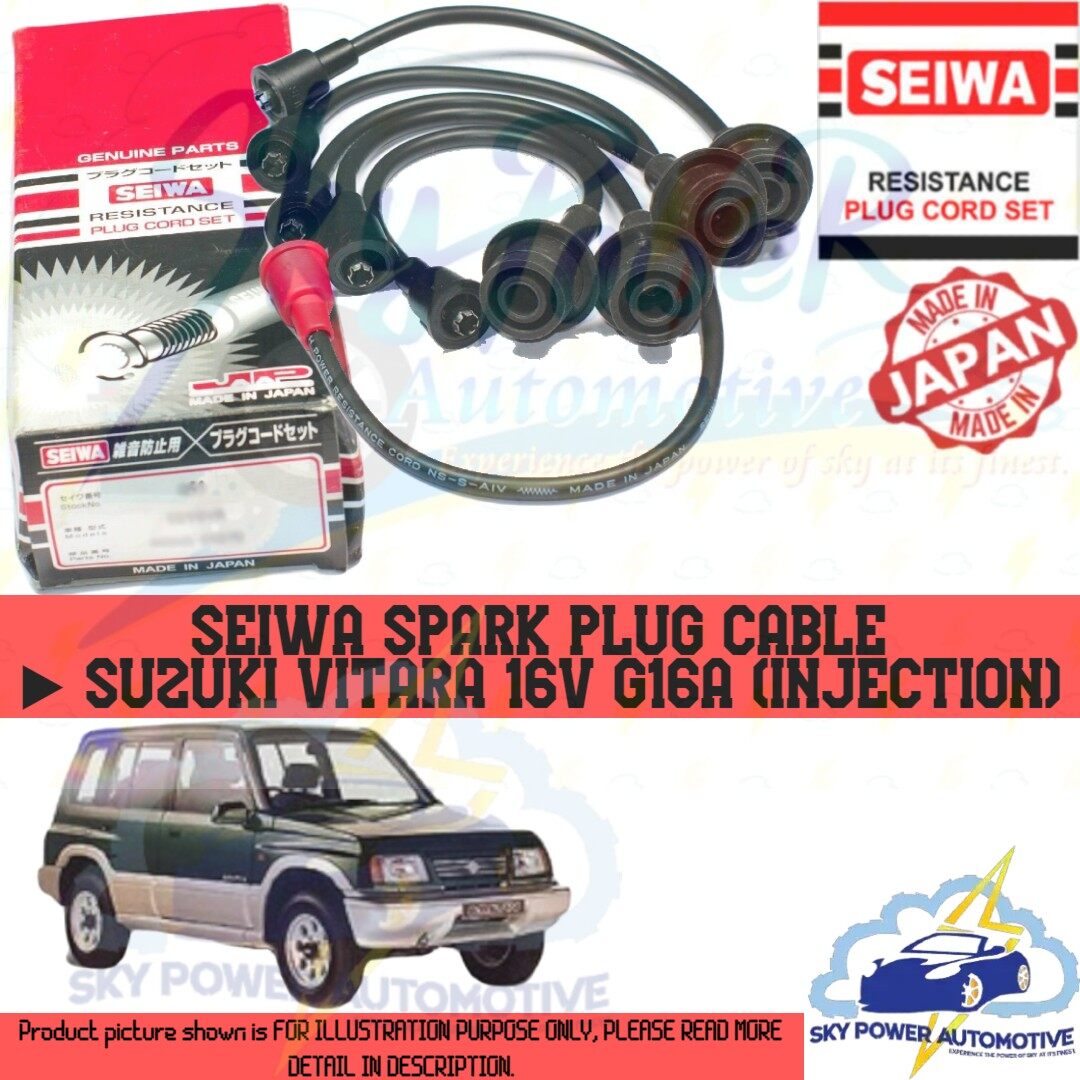 SUZUKI VITARA 16V G16A (INJECTION) SEIWA SPARK PLUG CABLE WIRE | Lazada