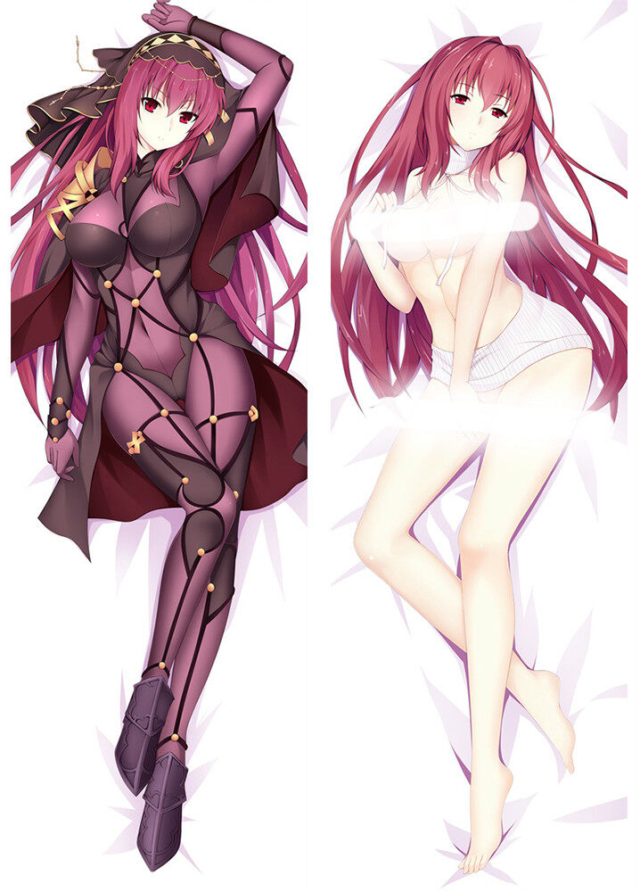 Fate/Grand Order Scathach FGO (150ซม.* 50ซม.) ปลอกหมอนอะนิเมะDakimakuraกอดเครื่องนอนหมอนข้างกรณี ...