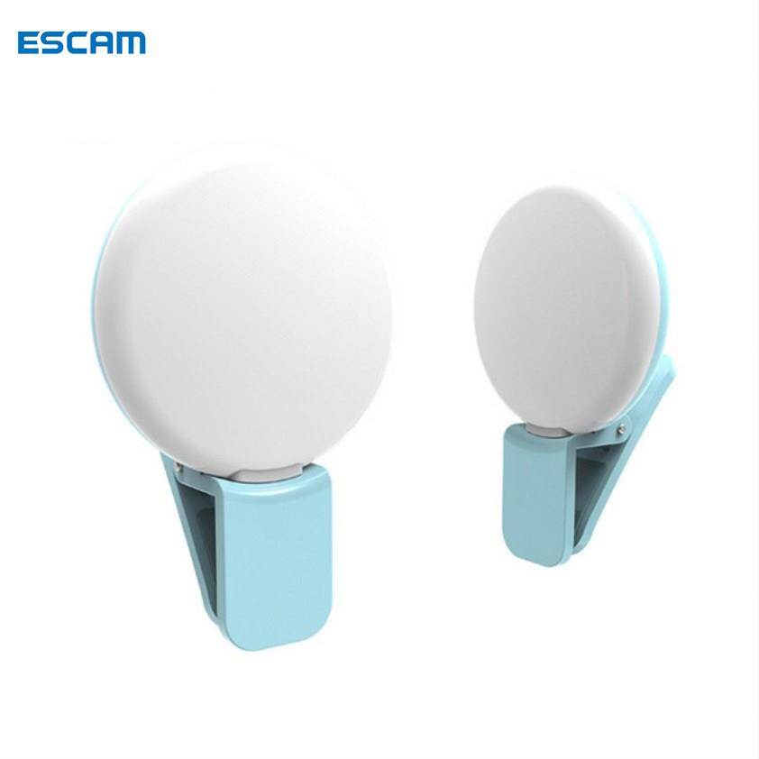 【Ready Stock】ESCAM Mini Selfie Ring Light Portable Flash LED USB Clip ...