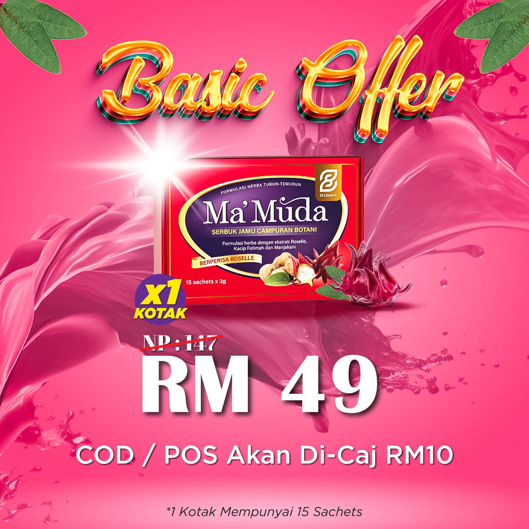 JAMU MA'MUDA CAMPURAN BOTANI KACIP FATIMAH & MANJAKANI 15 SACHET | Lazada