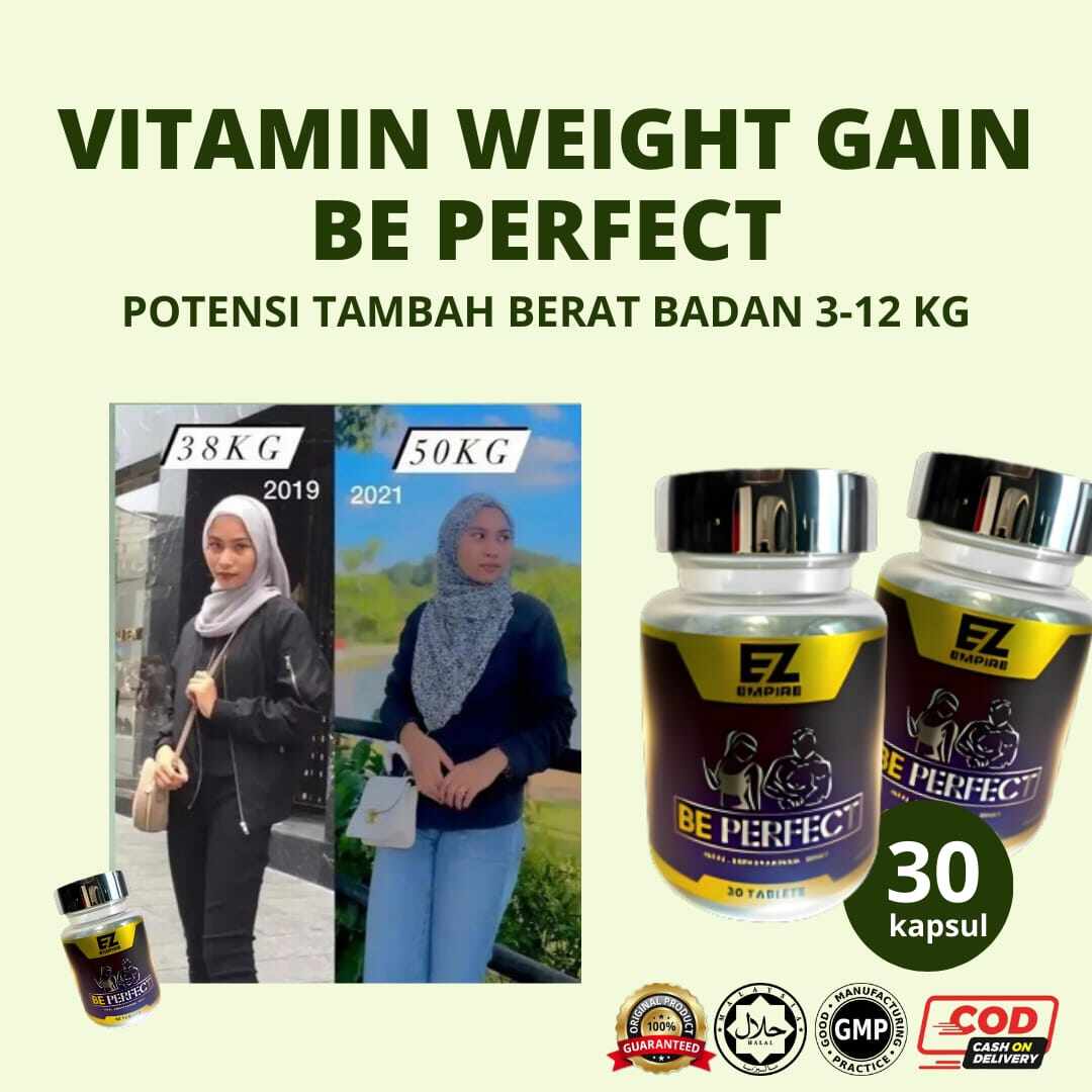 Ez Be Perfect Weight Gain Ubat Gemuk Badan & Tambah Selera Makan ...