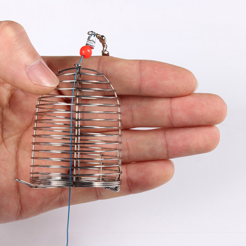 CHLOE 1pc Tackle Accessory Trap Fish Bait Lure Cages Fishing Feeder ...