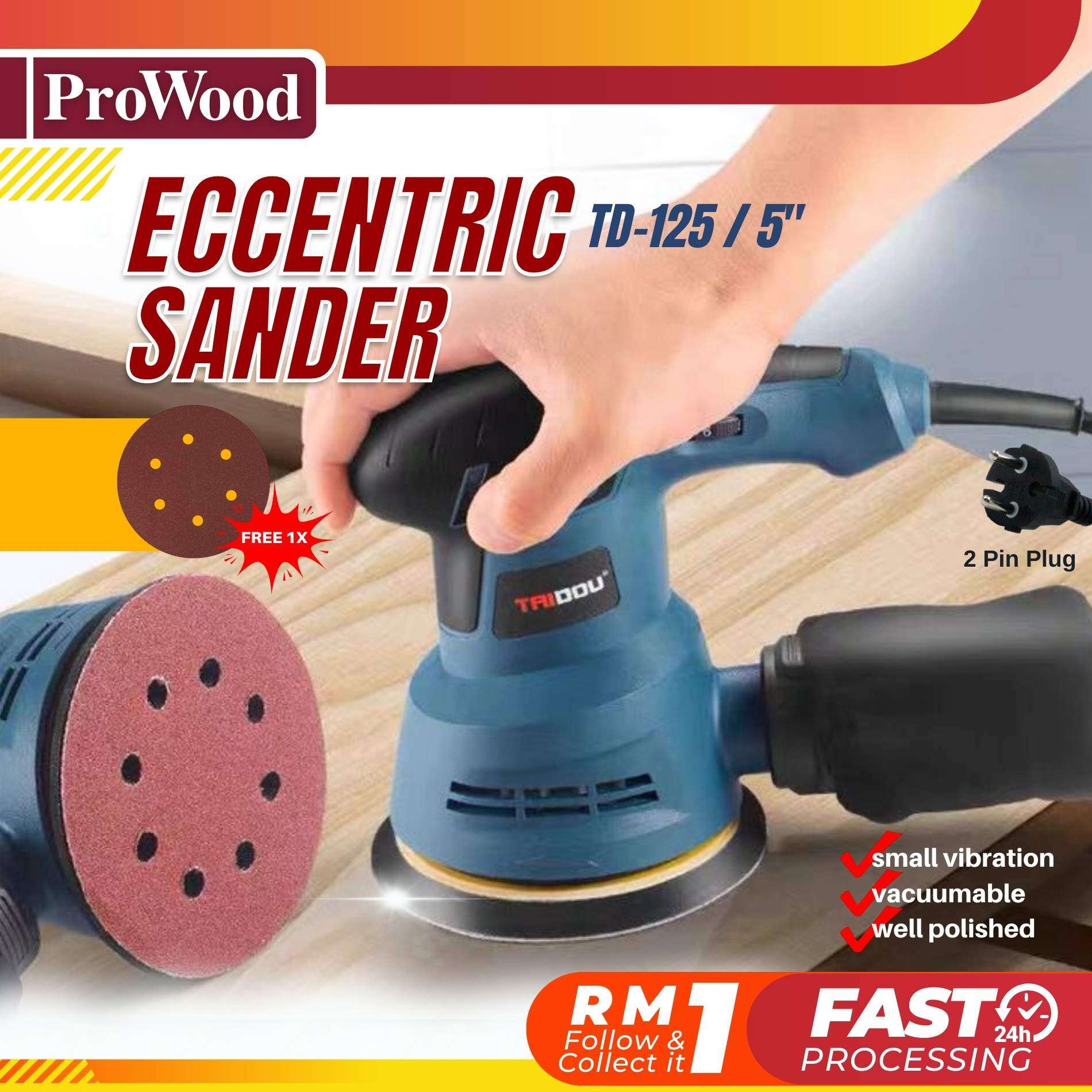 TD - 125 5 Inch Eccentric Sander 5 Inch 300W Electric Sander Sanding ...