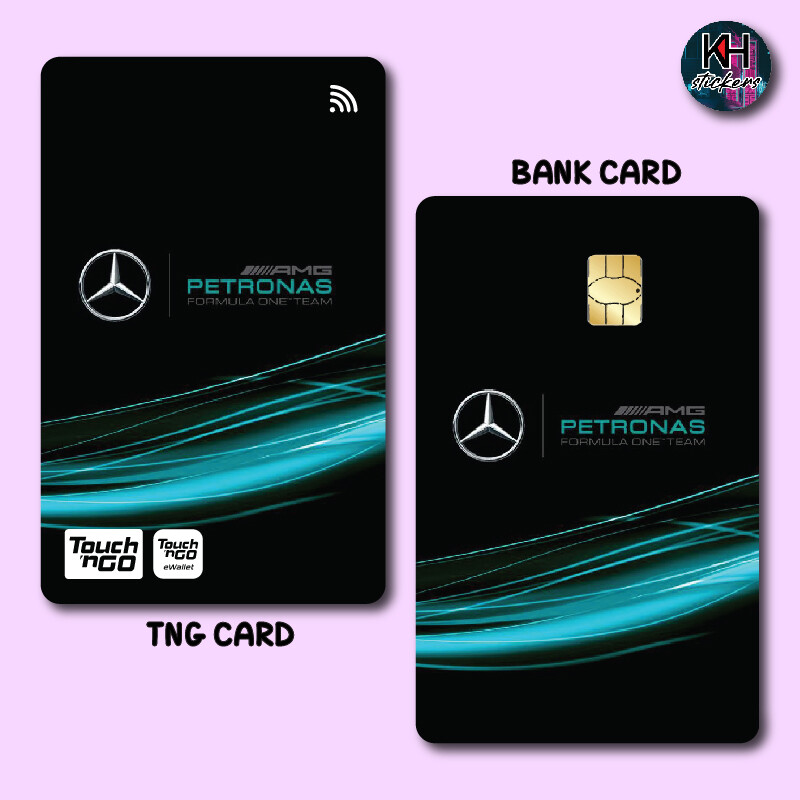 F1 AMG MERCEDES - TOUCH N GO CARD / ATM CARD STICKER COVER | Lazada