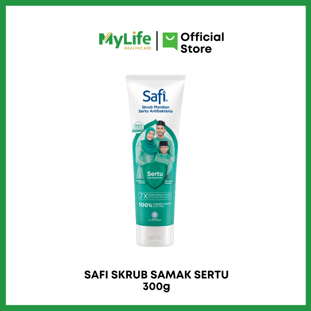 SAFI SKRUB MANDIAN SAMAK SERTU ANTIBAKTERIA 300G | Lazada