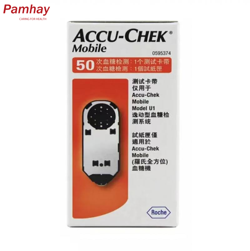 Accu Chek Mobile blood glucose 50s Test Strips | Lazada