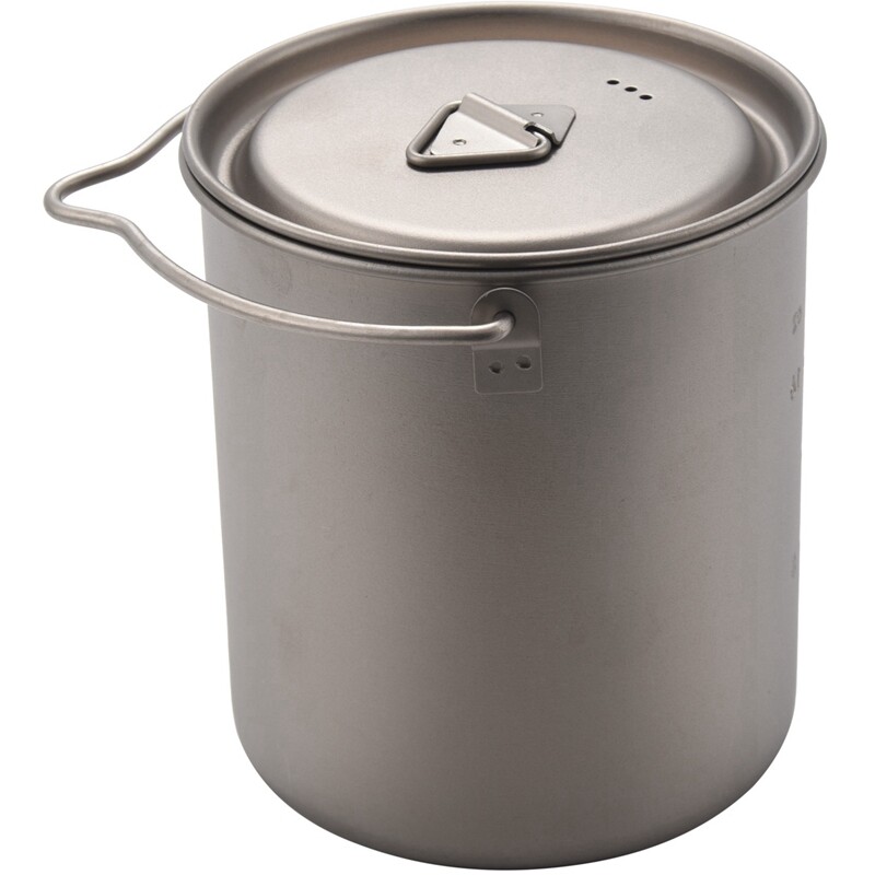 Outdoor Titanium Pot Cup Mug Pots Tableware Camping Cup Picnic Water ...