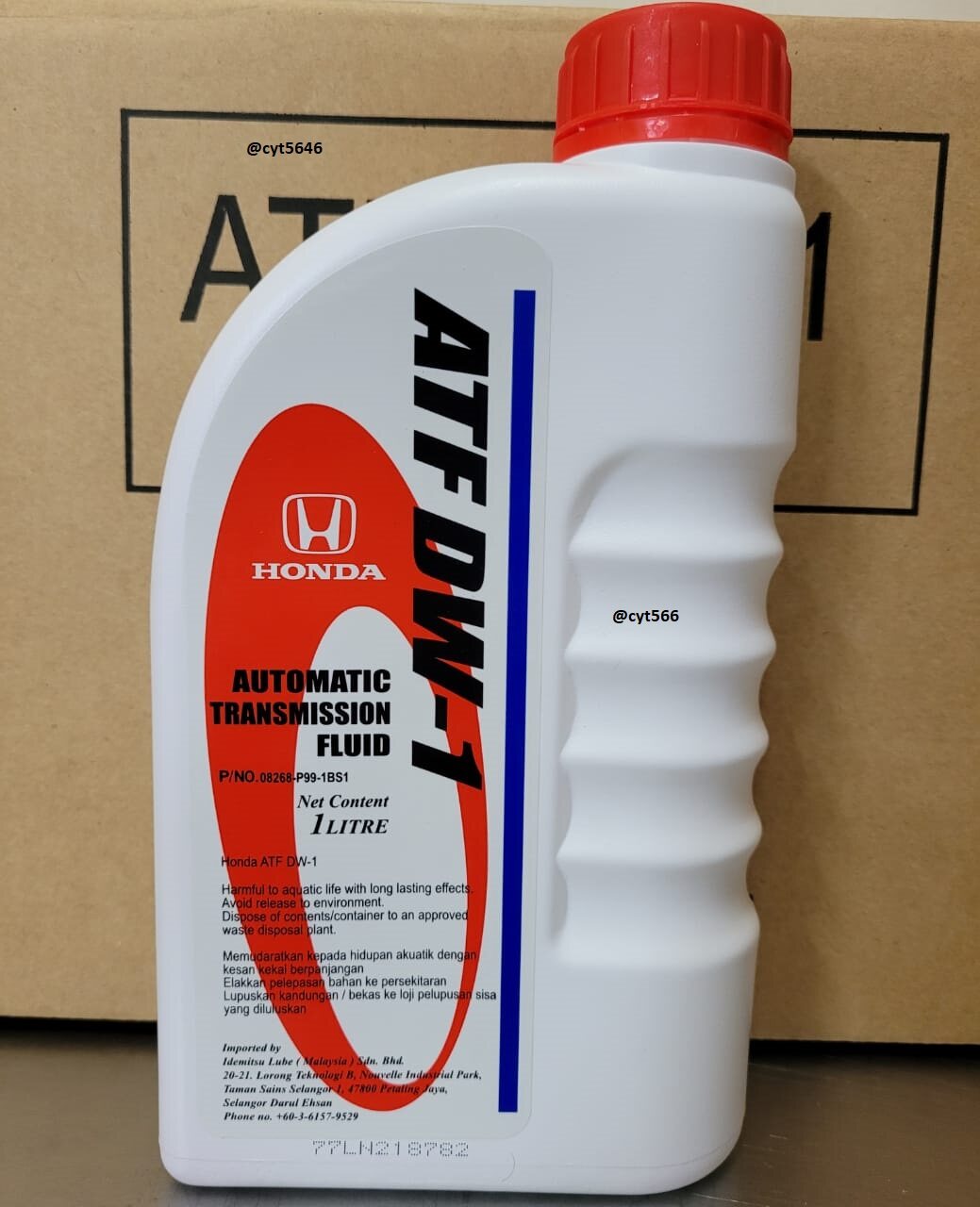 Honda Automatic Transmission Fluid ATF DW-1 (4 BTL SETS) | Lazada