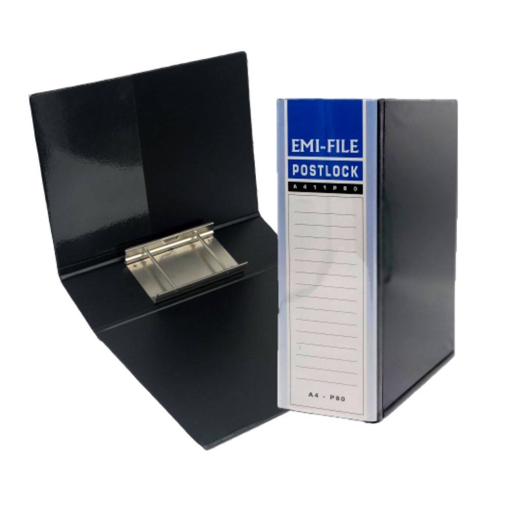 2 Post Lock File (80mm) - Black / 1 box | Lazada