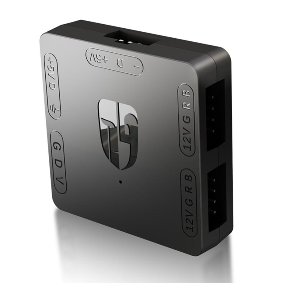 DEEPCOOL RGB converter 5V 3Pin ARGB light to 12V 4Pin RGB light ...