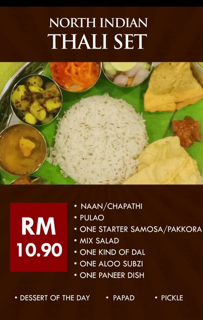 ROYAL DARBAR - NORTH INDIAN THALI SET | Lazada