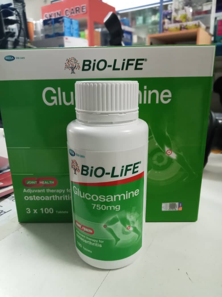 BioLife Glucosamine Tablets 750mg 100s EXP: 22/8/2025 | Lazada