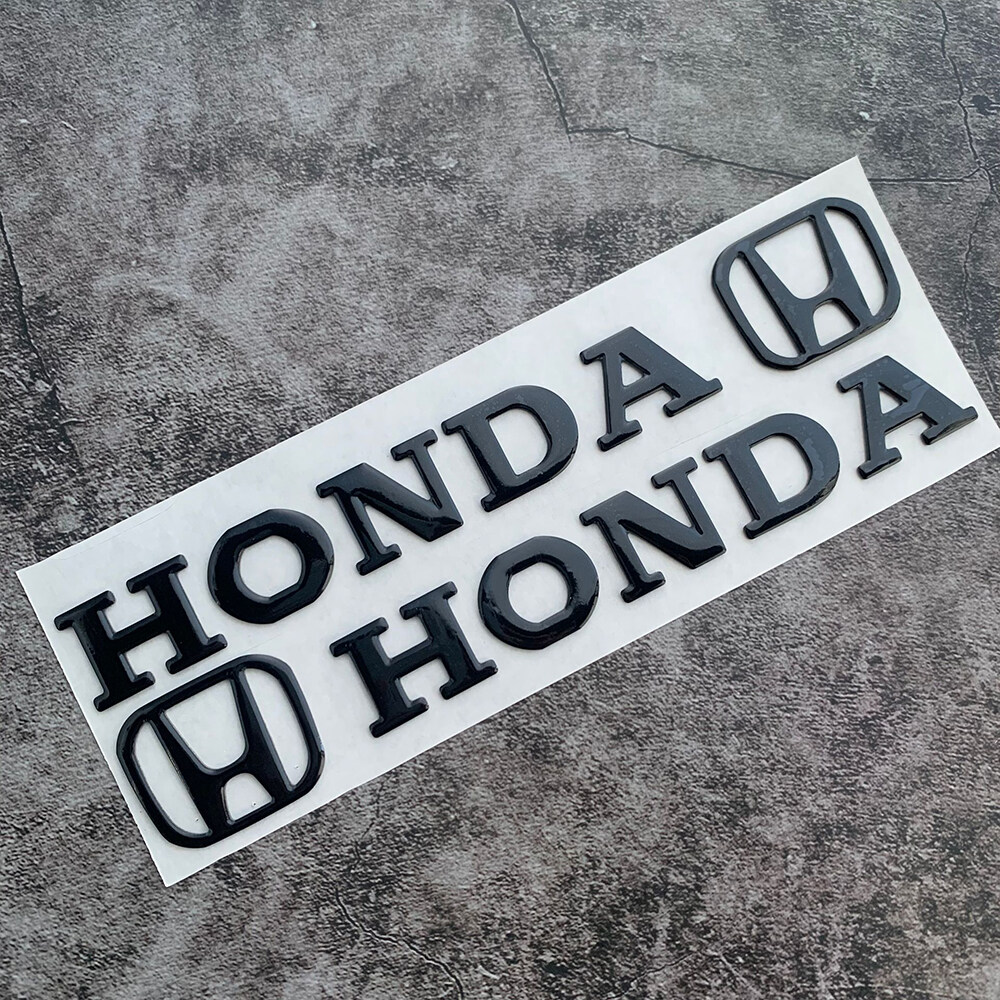 Honda Motorcycle Logo Emblem Decal 3D Tank Glue Drop Material Sticker ...