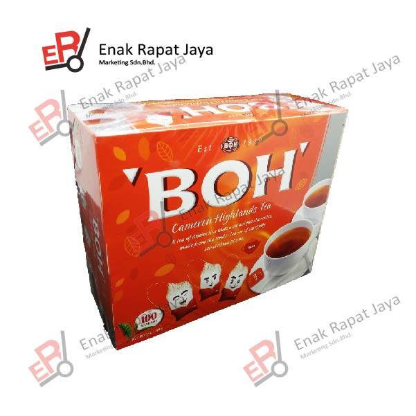 BOH TEA BAG (BOX) [100's] | Lazada