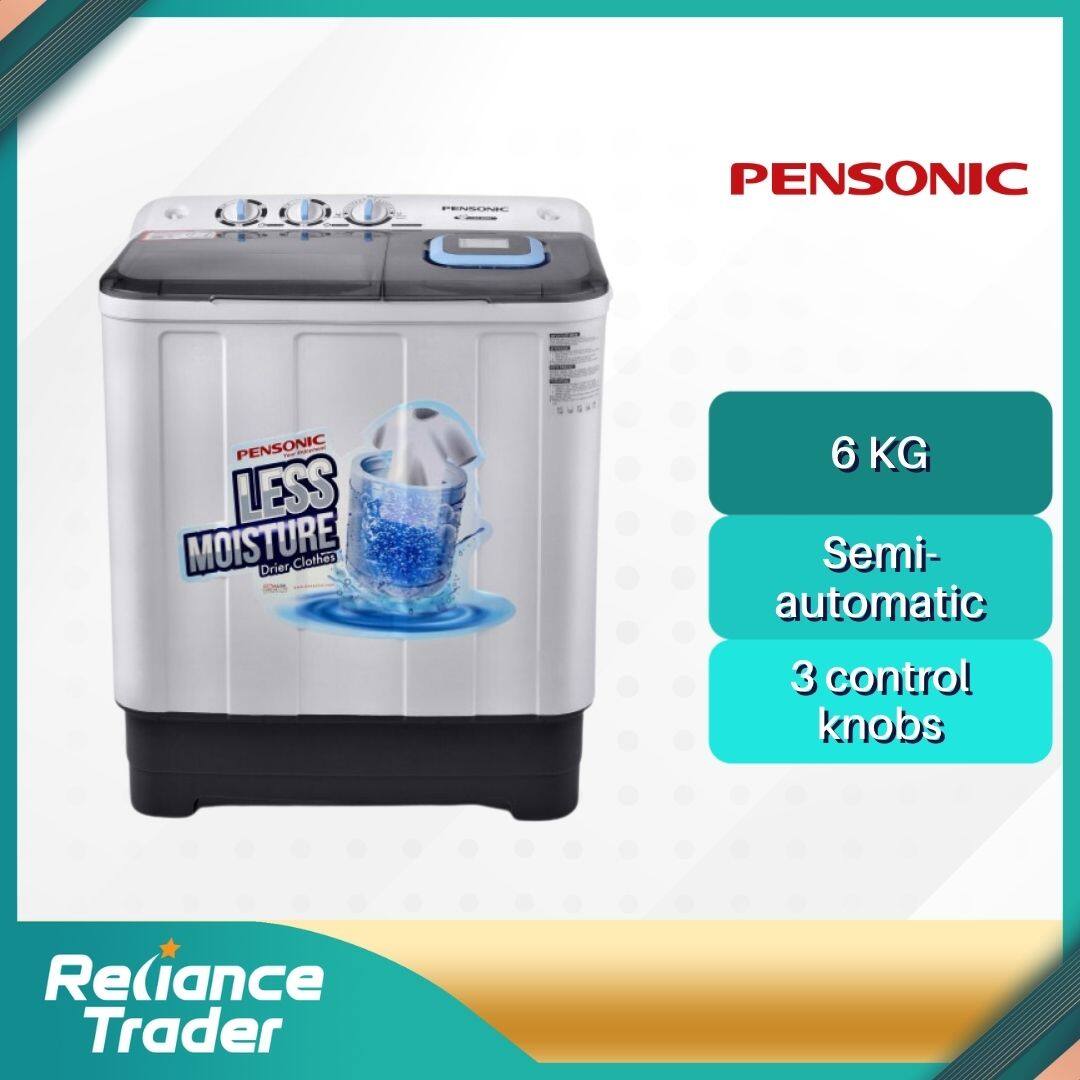 PENSONIC SEMI AUTO WASHING MACHINE 6KG | PWS-6005X | Lazada