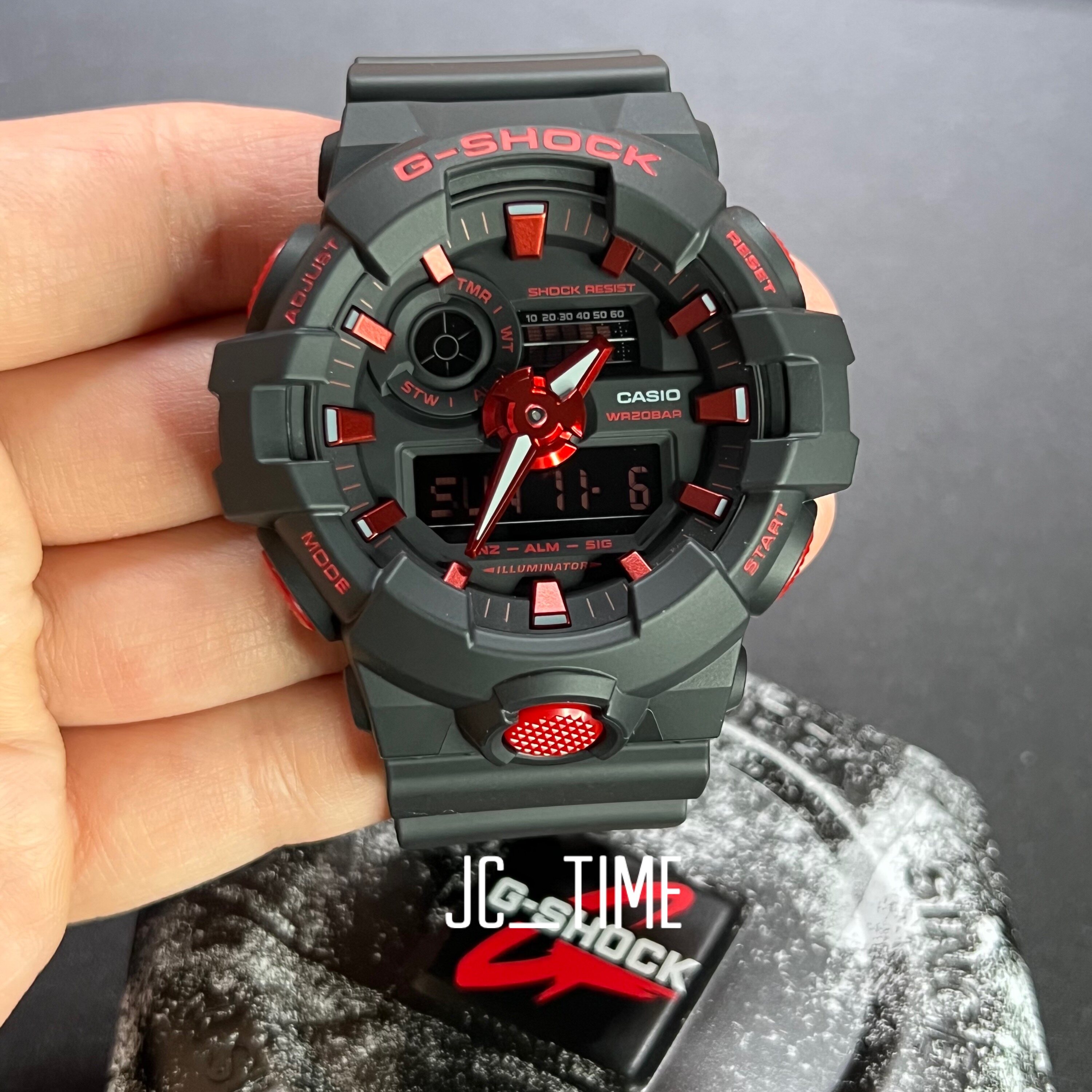 CASIO G-SHOCK GA700BNR-1A 100% Authentic. GA700BNR / GA-700BNR-1A / GA ...
