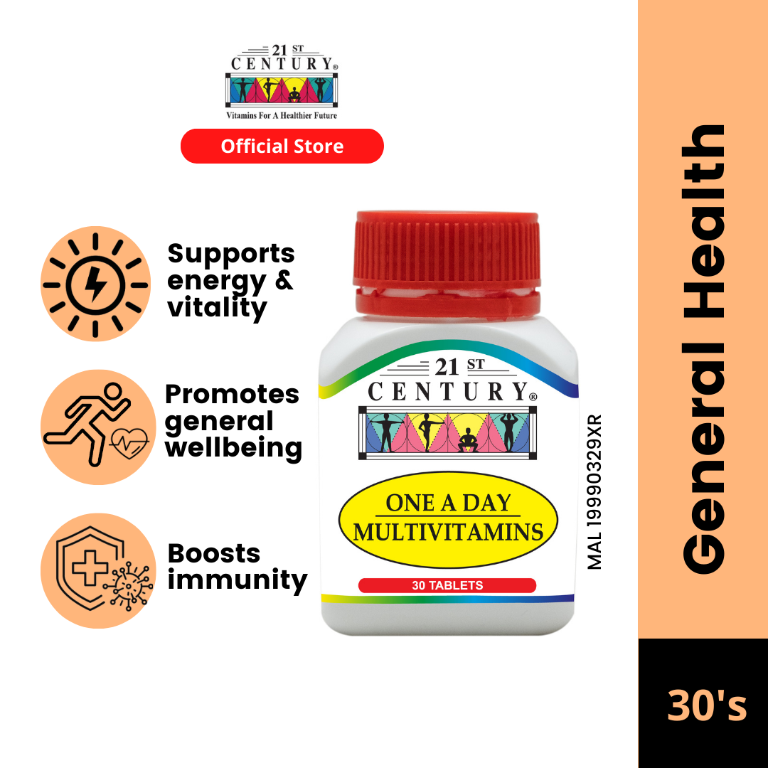 21st Century One A Day, MultiVitamin - 30's | Lazada