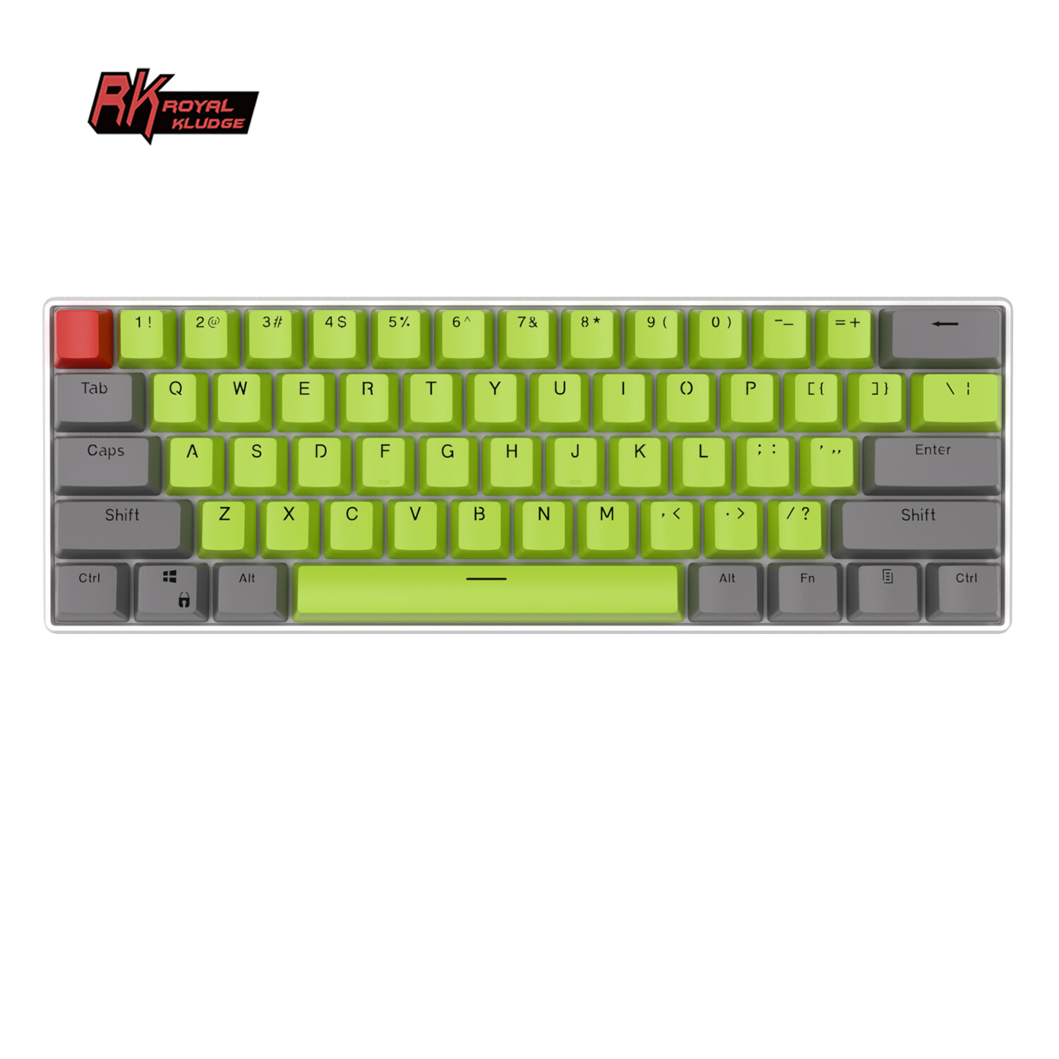 Royal Kludge RK61/GK61/Ajazz Doubleshot PBT Ansi Layout MX Mechanical ...