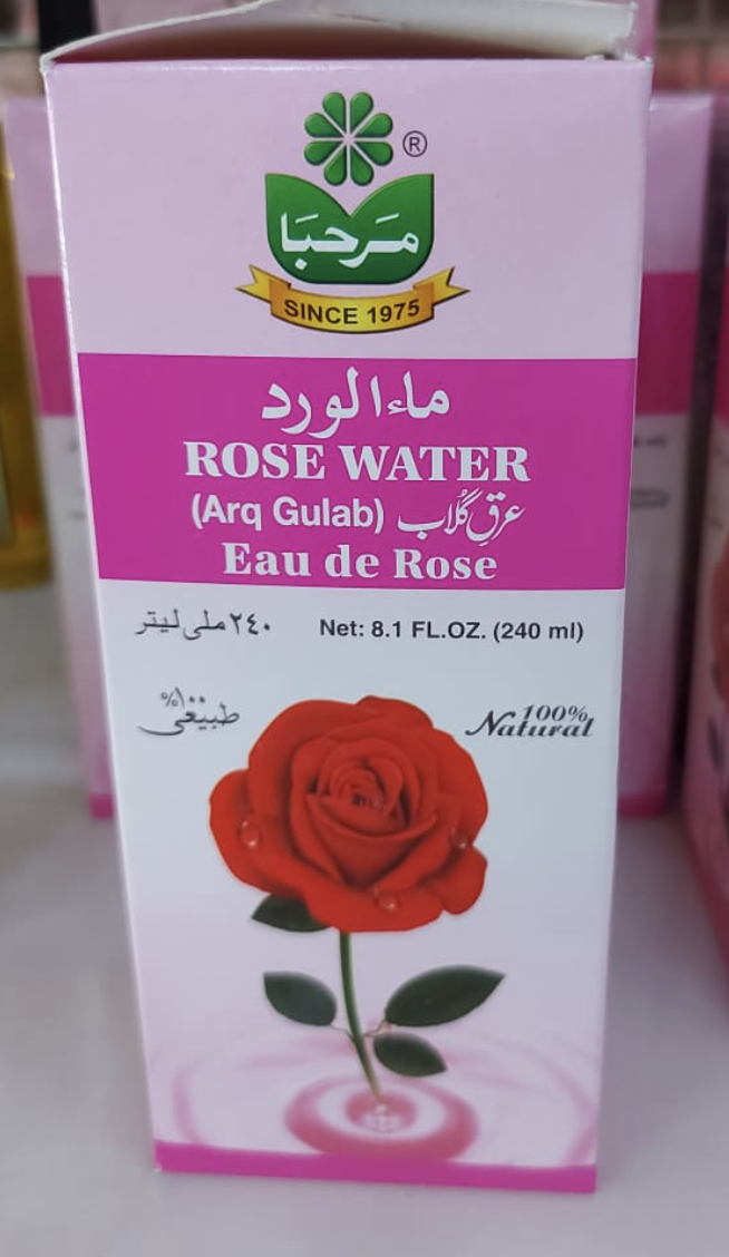 Rose Water | Marhaba Arq-e-Gulab (Rose Water) 240ml | Lazada