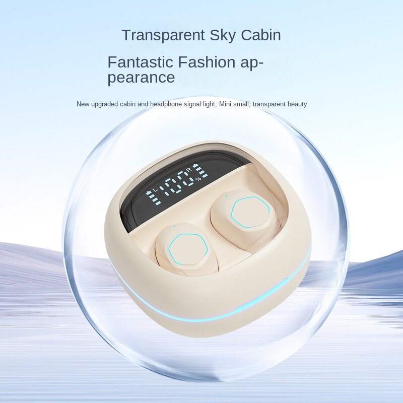 Kebeteme Bàn phím Bluetooth không dây mini Tai nghe kèm Micro TWS Tai ...