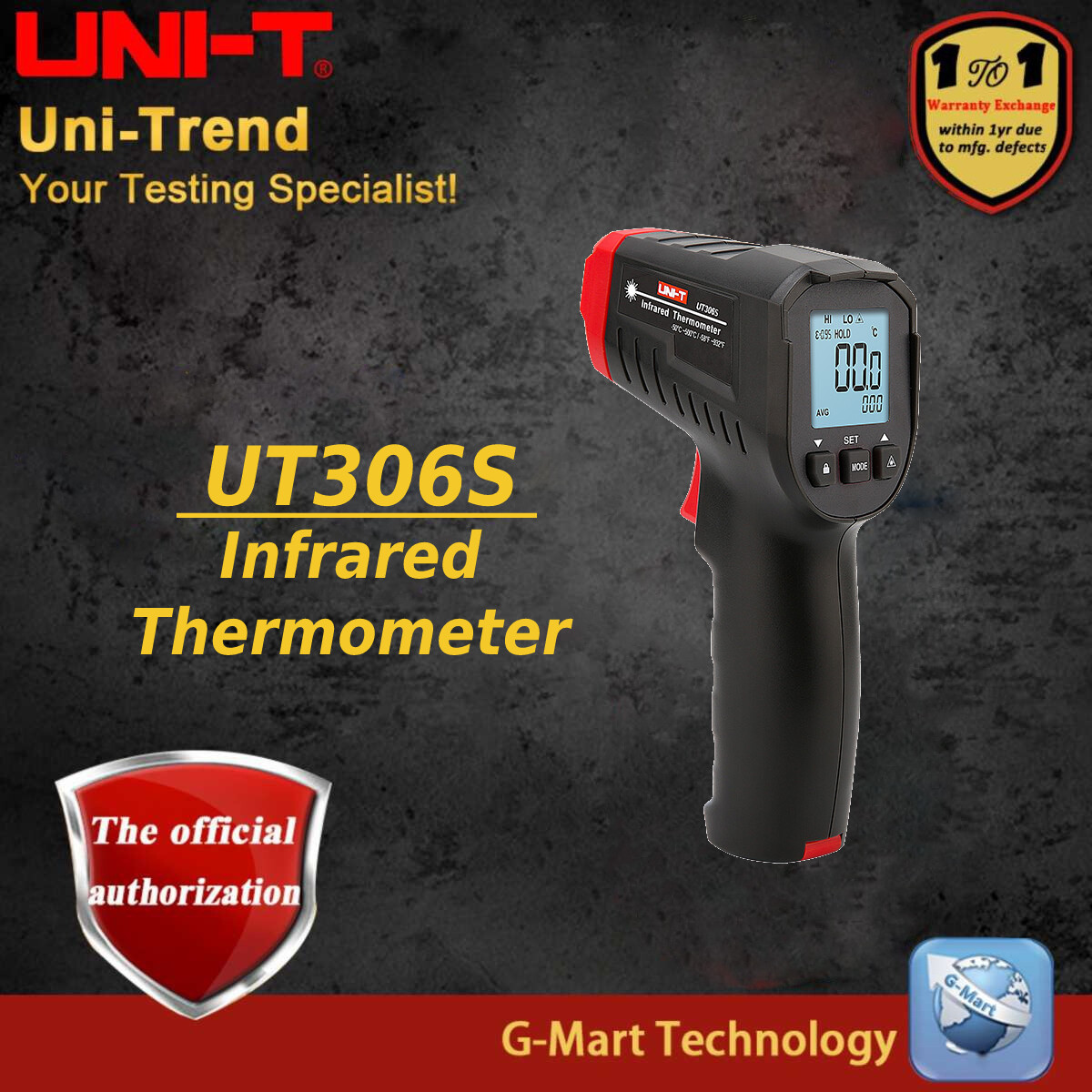 UNI-T UT306C UT306S Infrared Thermometer | Lazada