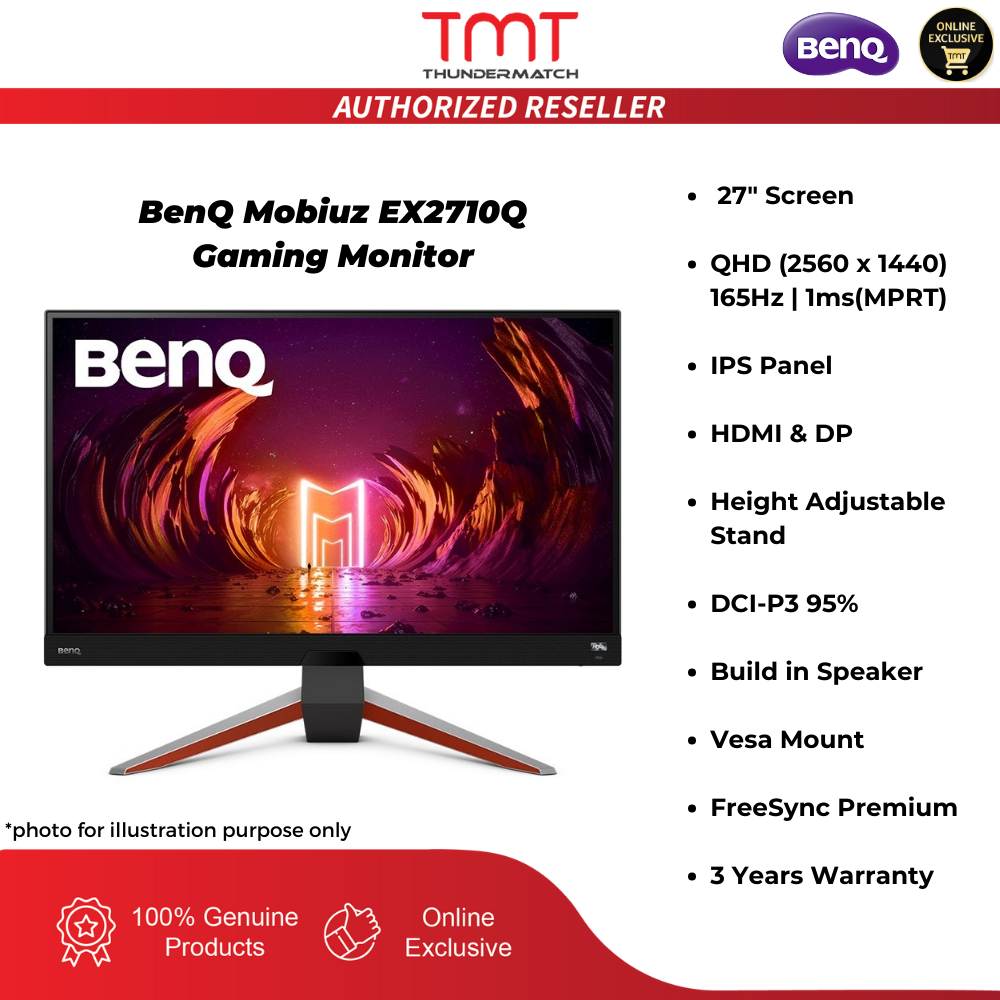 BenQ Mobiuz EX2710Q Gaming Monitor | 27 " | 1ms(MPRT) | IPS Panel ...