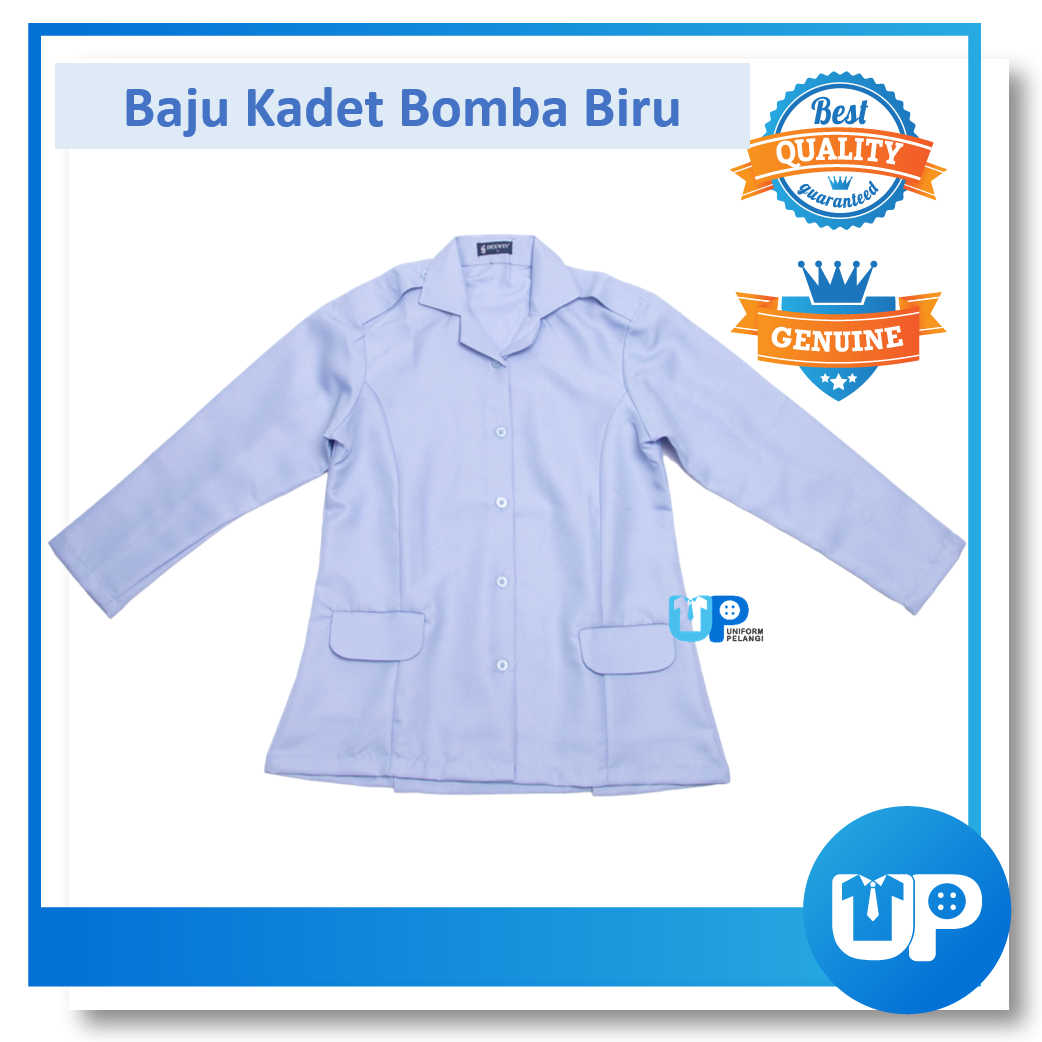 Kadet Bomba Uniform Pakaian Kokurikulum Sekolah Baju Biru Seluar Biru ...