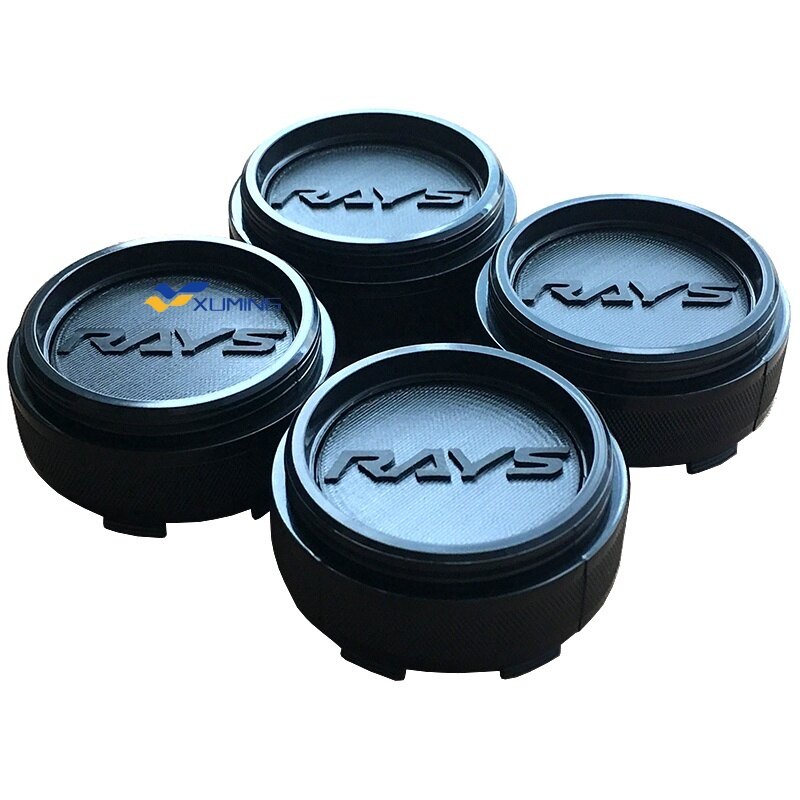 CarDIY NEW 4pcs 61mm Rays Wheel Cap Rays TE37 CE28 ZE40 RE30 Rim Center ...