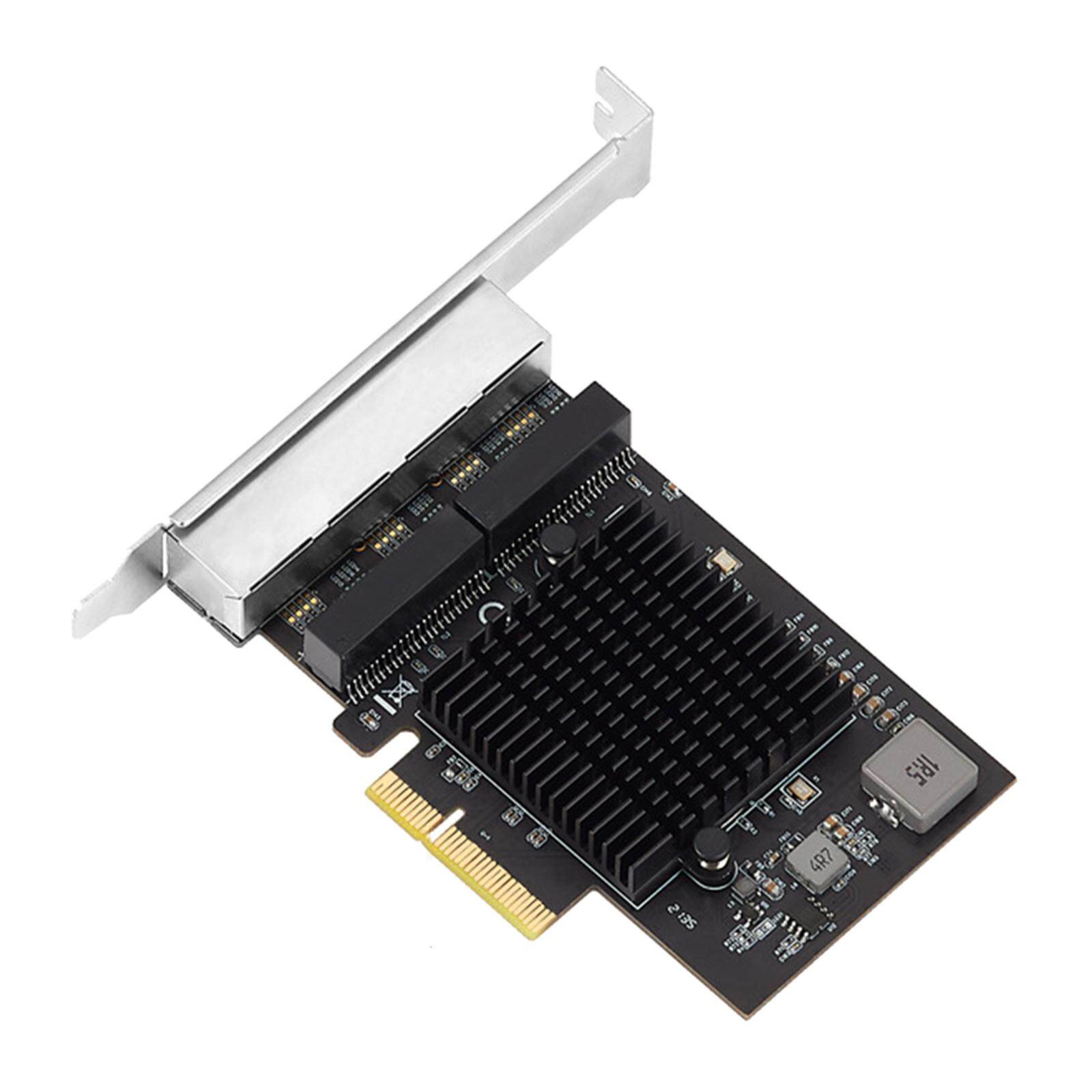 BNMAGIC Quad 2.5 Gigabit Ethernet PCI PCI- Interface Card 10/100 ...