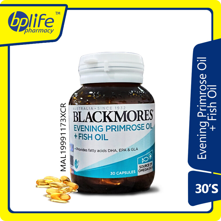 Blackmores Evening Primrose Oil + Fish Oil 30 Capsules | Lazada