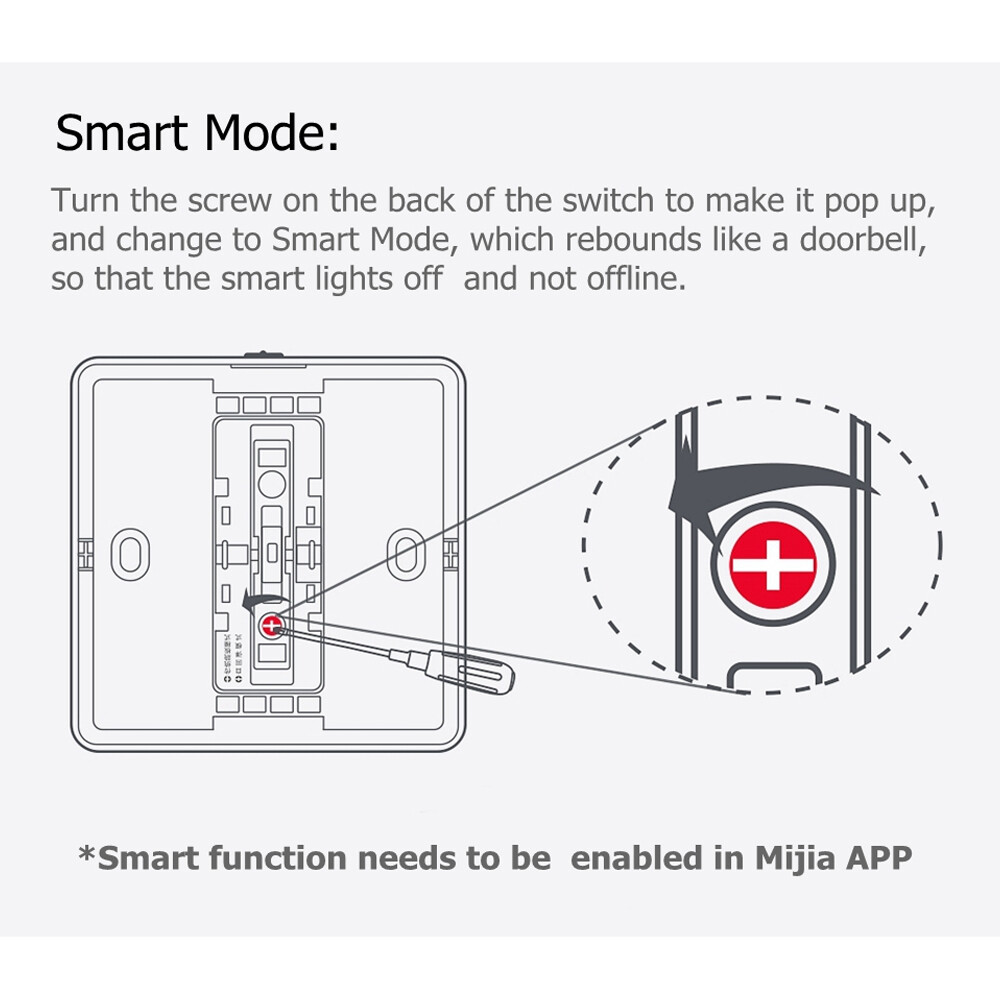 Outdoor LED-Yeelightแบบไร้สายSmarts Switch 16AควบคุมแสงCompitableกับ ...