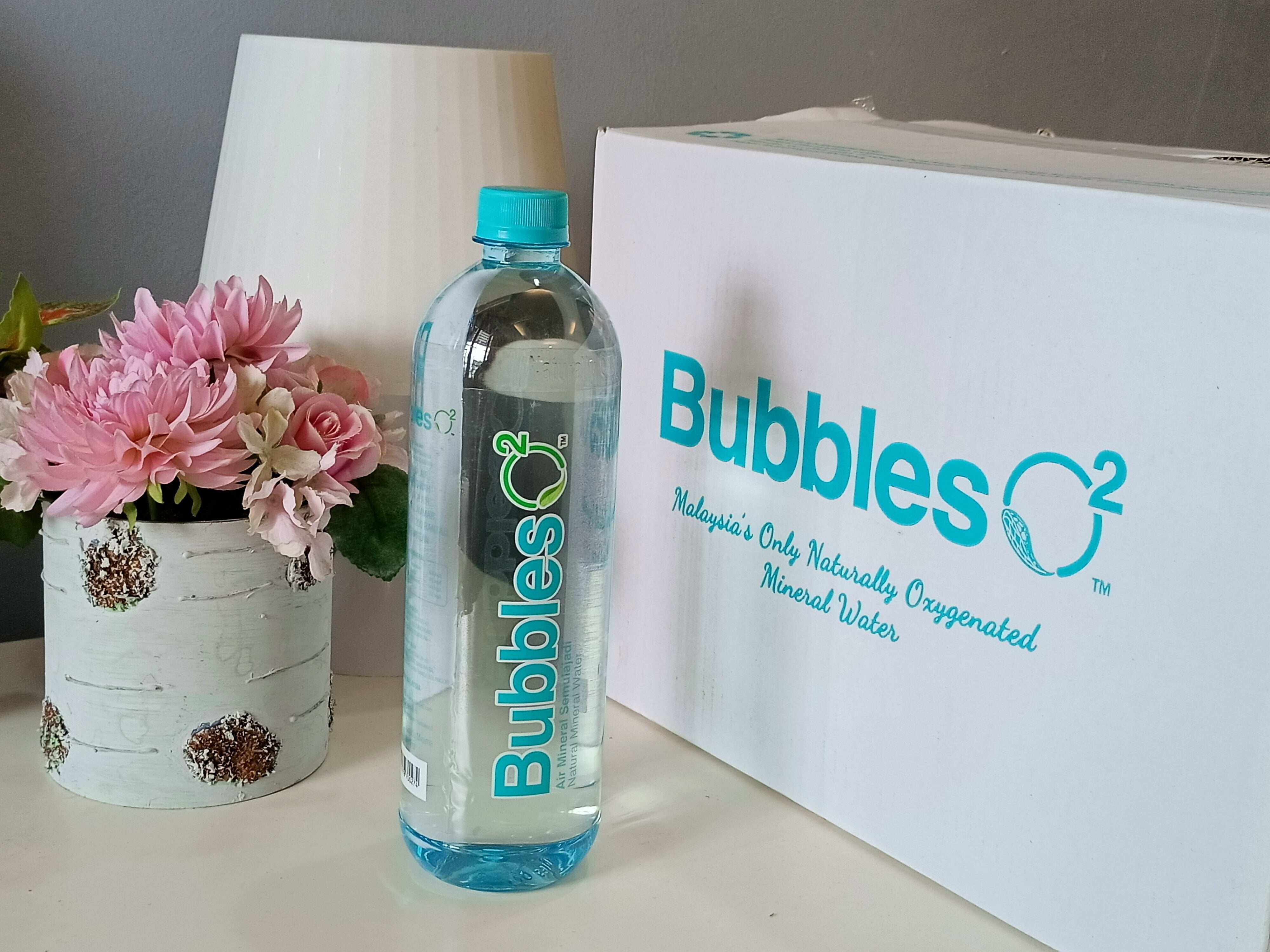 BUBBLES O2 NATURAL MINERAL WATER WHICH HAS HIGH DISSOLVED OXYGEN 800 ML ...