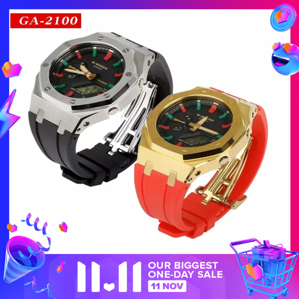 Casio Oak Mod Kit สำหรับ GA-2100 Casio ดัดแปลง AP Farm Oak สายรัดเทป ...