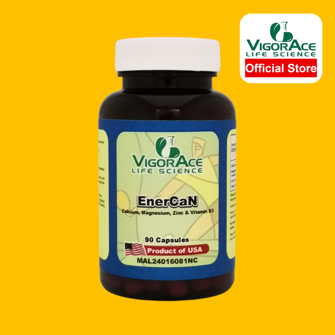EnerCaN ~ Calcium, Magnesium, Zinc, Boron, Vitamin D3 / 高能量钙 ~ 钙、镁、锌、硼 ...