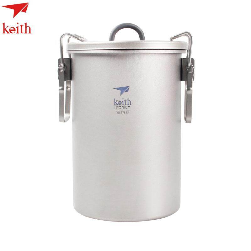 KEITH ti6300 ไทเทเนียม 900 มล.256 กรัมหม้อหุงไม่ติดหม้อหุงข้าวน้ำหนักเบาเครื่องครัวที่มีการ ...