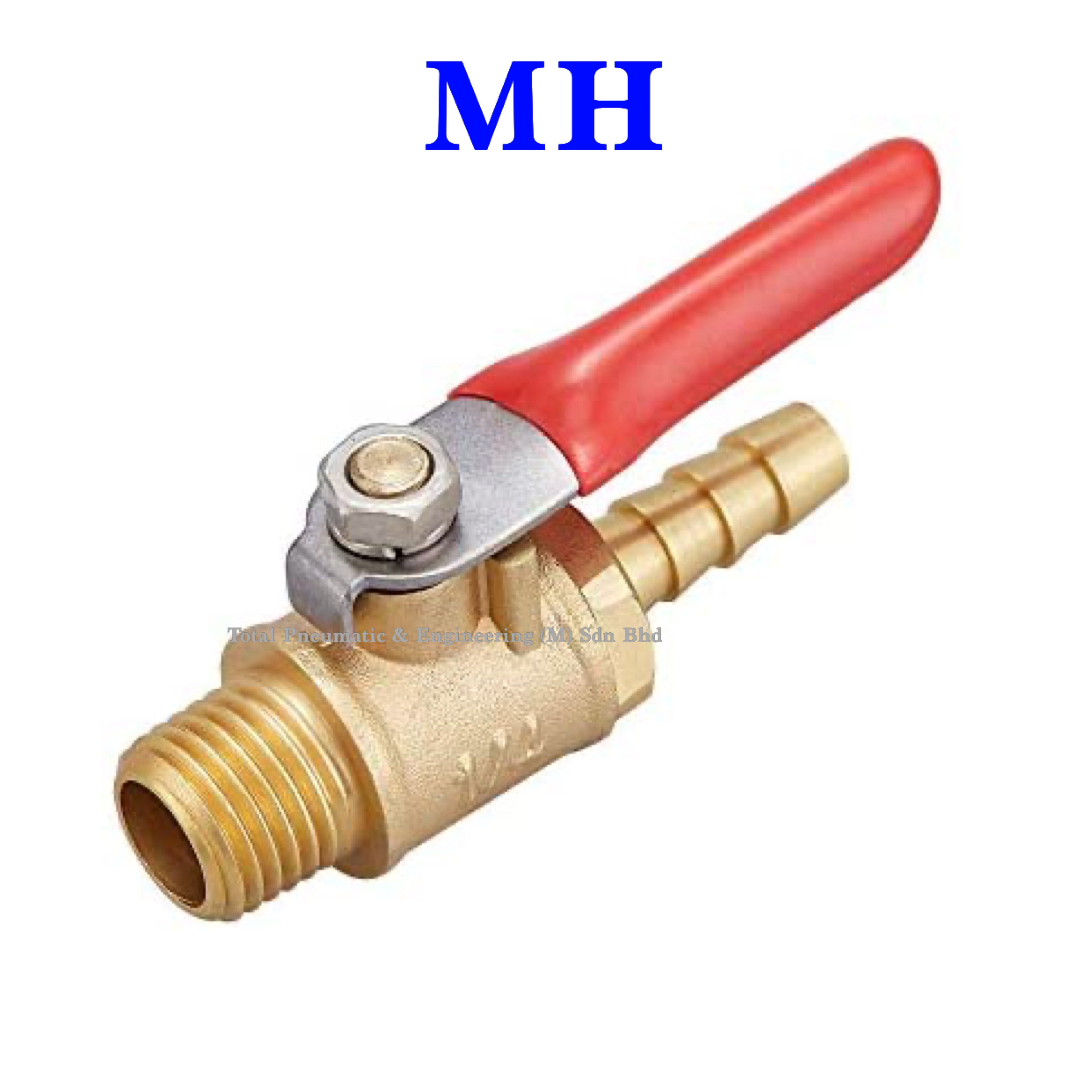 Brass Mini Ball Valve 1/4” Male Female Thread Hose Water Oil Air Gas ...