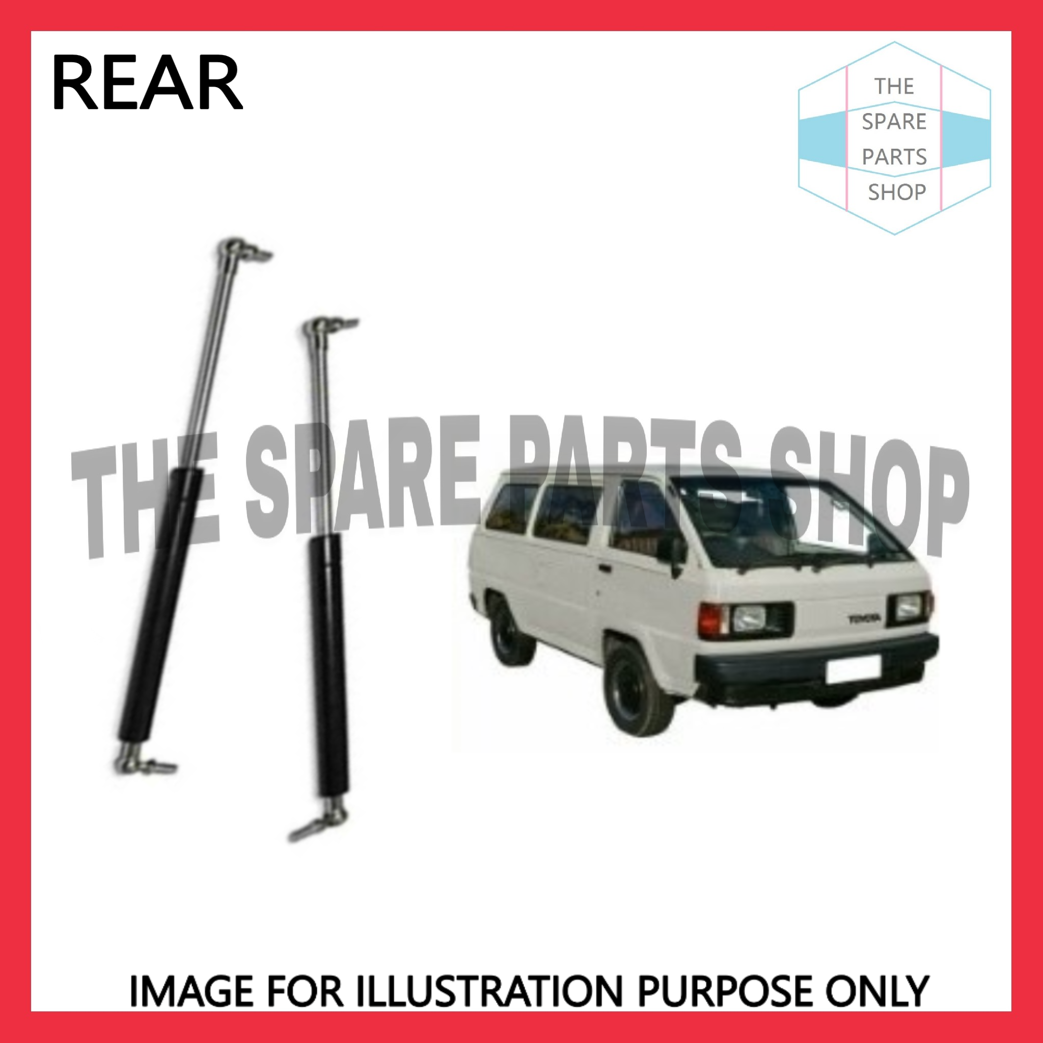 TOYOTA LITEACE KM36 REAR BOOT DAMPER GAS SPRING BONNET ABSORBER LEFT ...