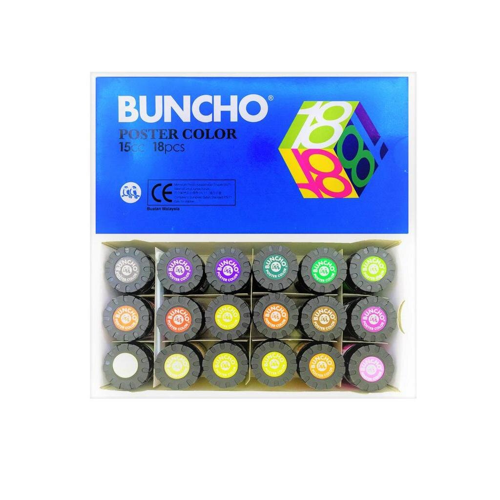 Buncho Poster Color / Painting 12 / 18 Colours | Lazada
