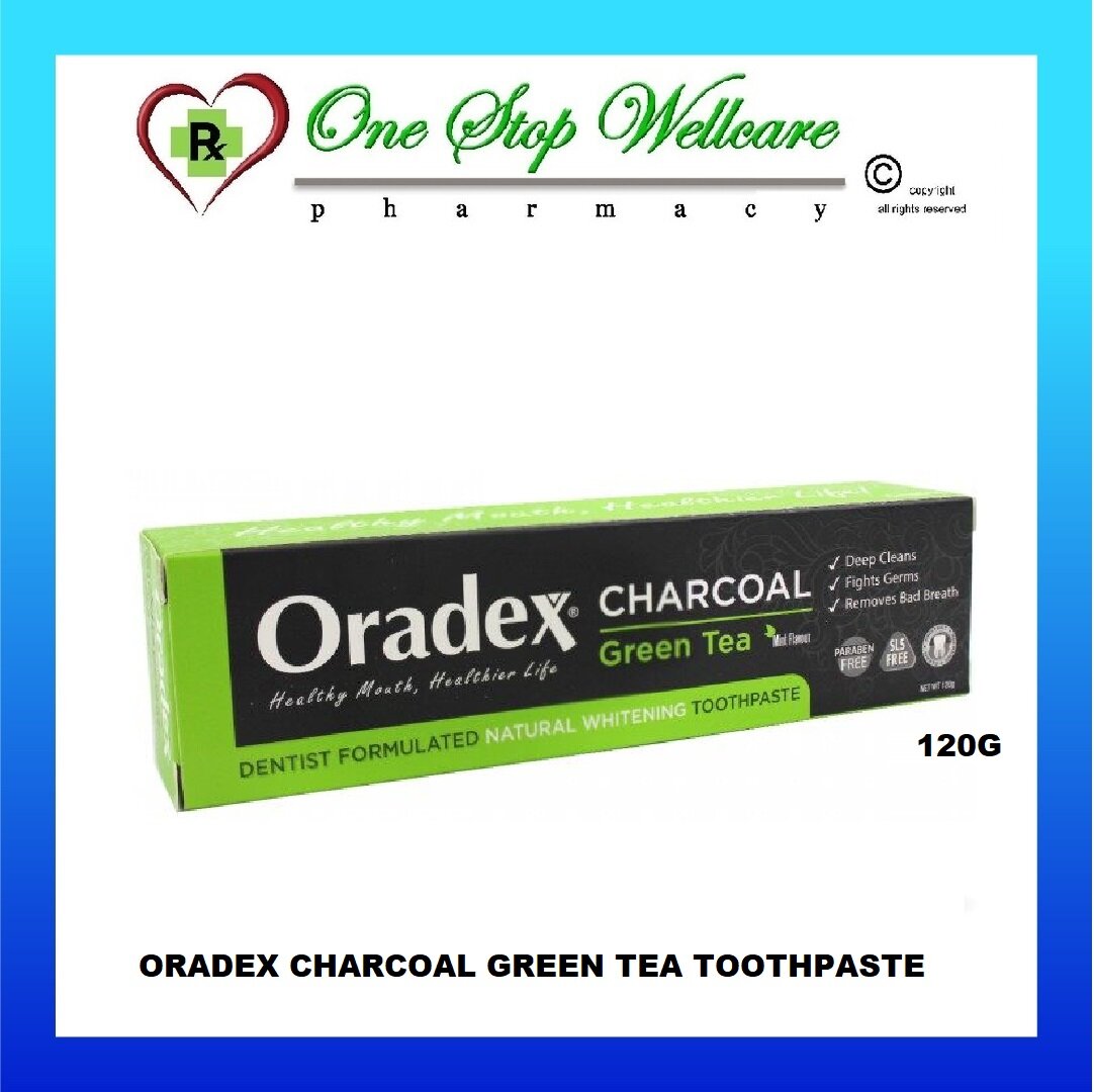 ORADEX CHARCOAL (GREEN TEA / ANTIBACTERIAL) 50G / 120G | Lazada