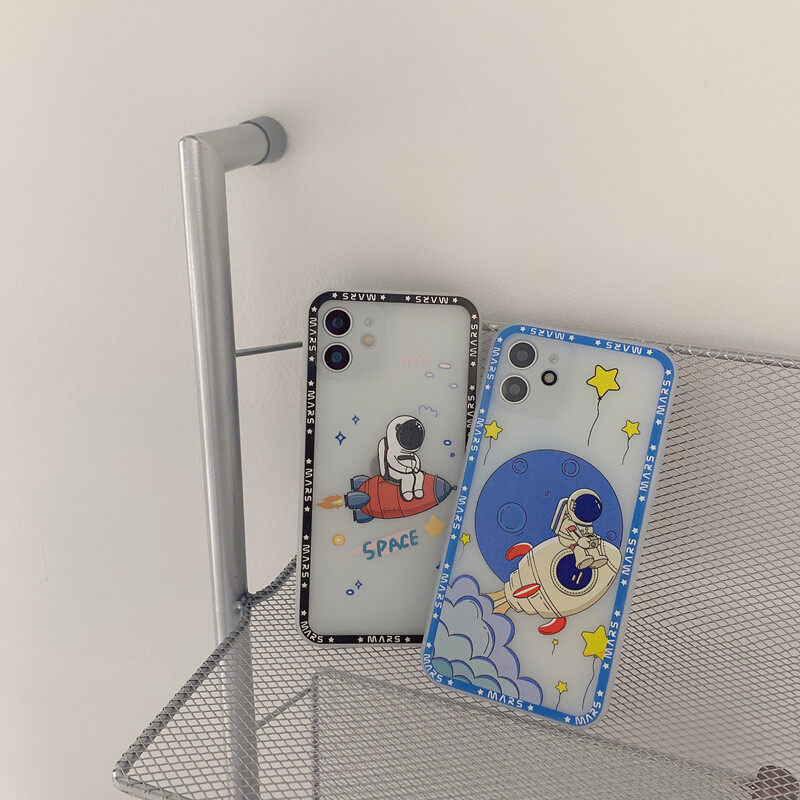 QuXis Simple Transparent Silicon matte Case for iPhone 12 11 Pro Max 7 ...